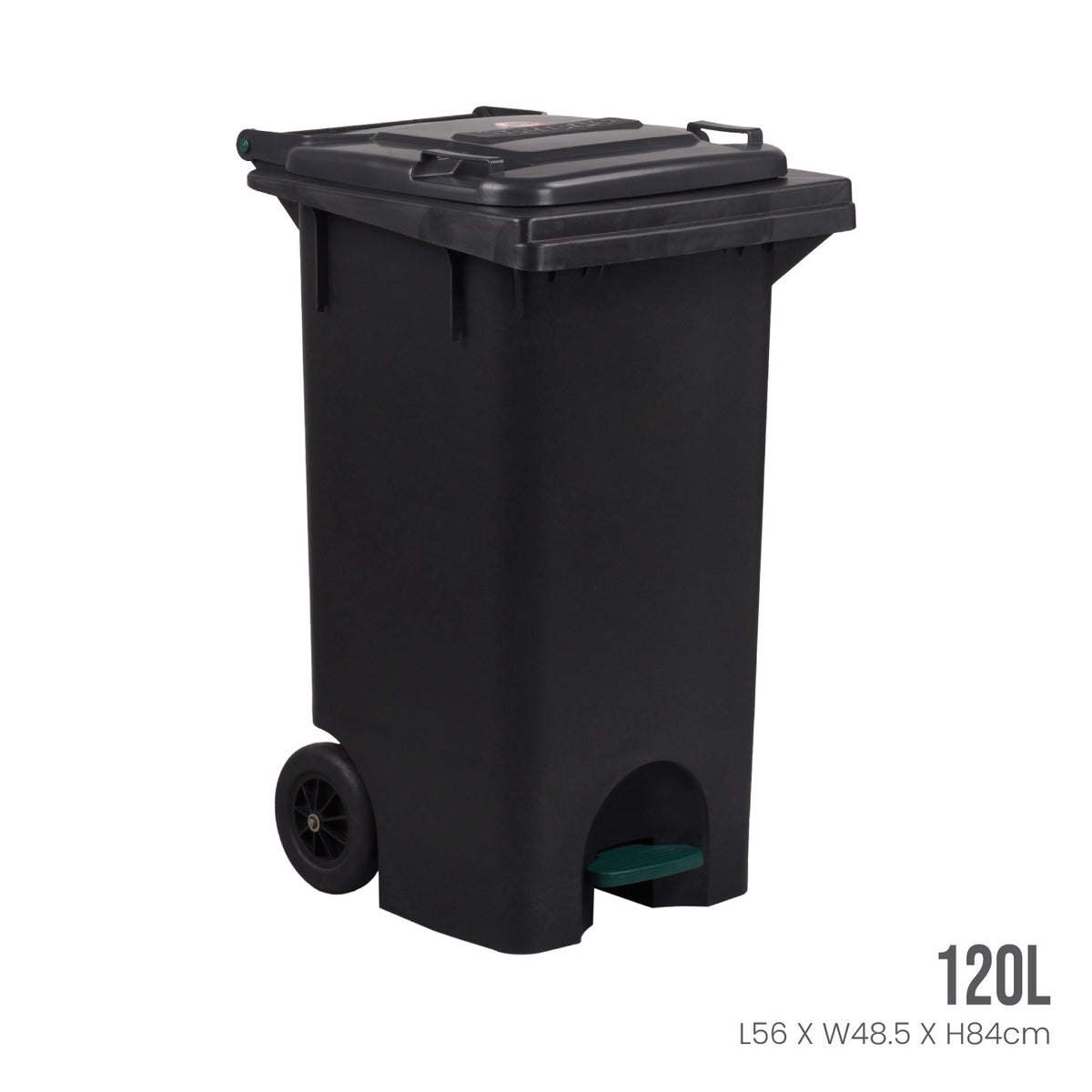 RECYCLE STEP BIN (BLACK/BROWN) 120L (1009-B) | TOYOGO Singapore ...