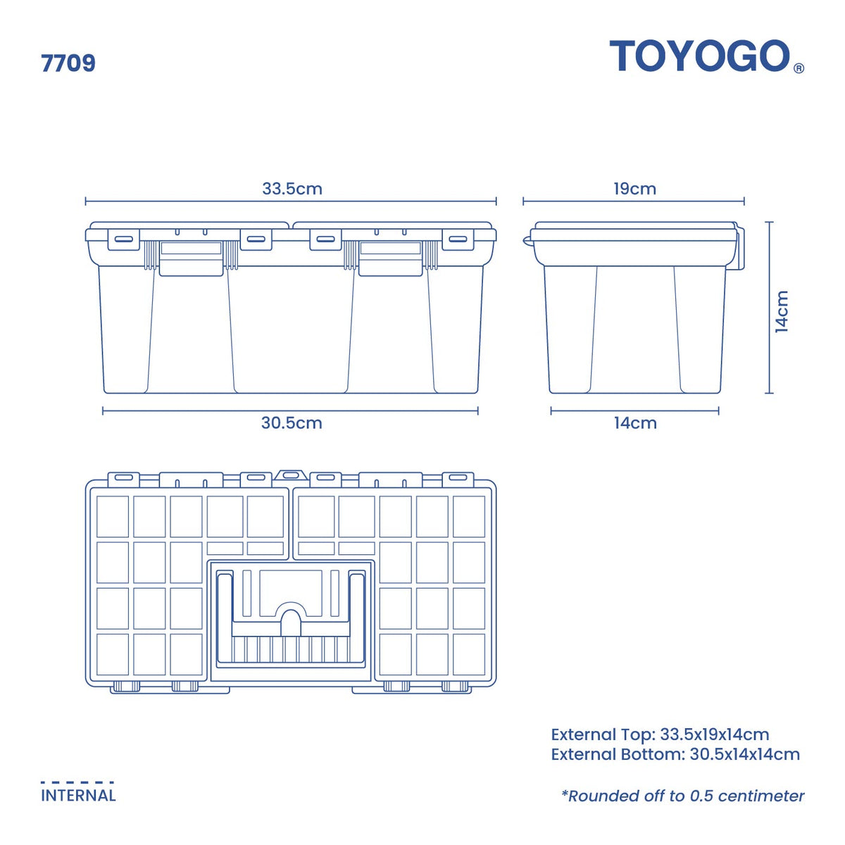 MULTI COMP. TOOL BOX (7709) | TOYOGO Singapore – TOYOGO - CHUAN HENG