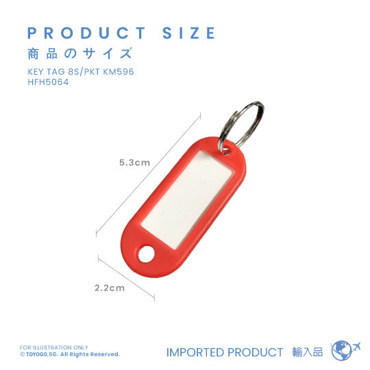 KEY TAG 8S/PKT KM596 (HFH5064) | TOYOGO Singapore – TOYOGO - CHUAN HENG